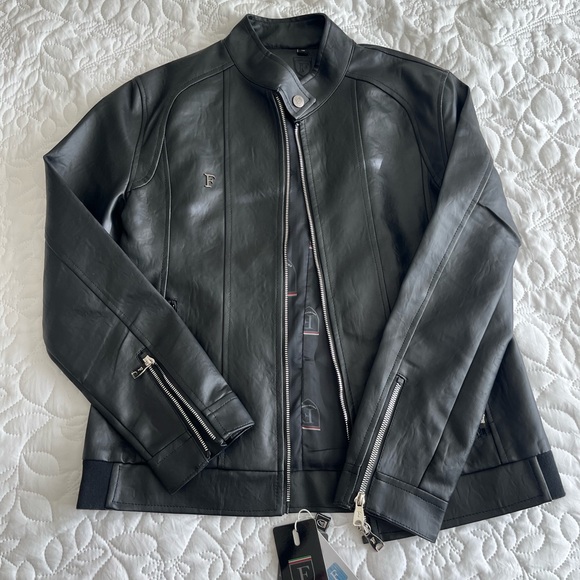 f collections | Jackets & Coats | Italian Leather Jacket Nwt F ...